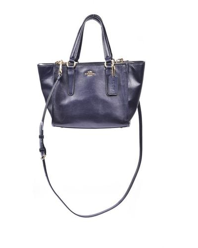 Blue COACH Top-handle bags for Women | Lyst