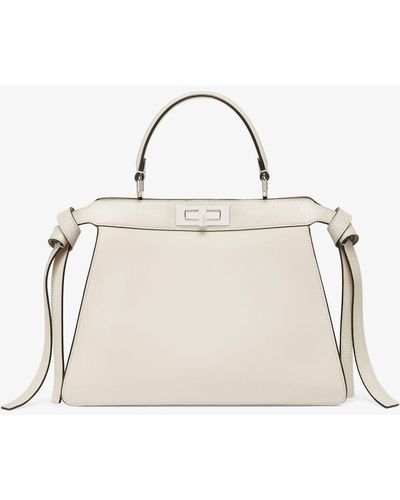 Natural Fendi Top-handle bags for Women | Lyst