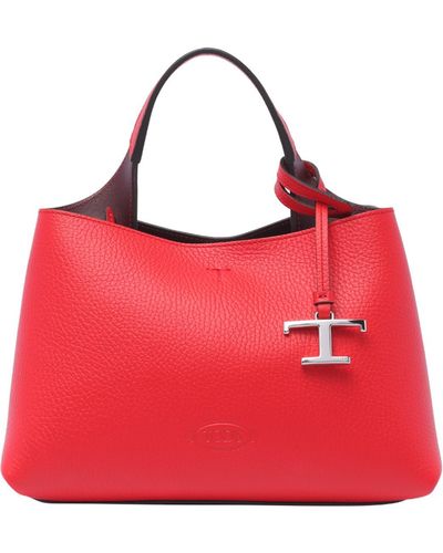 Red Tod's Shoulder bags for Women | Lyst