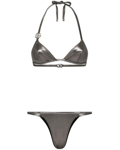 Metallic Bikinis and bathing suits for Women | Lyst