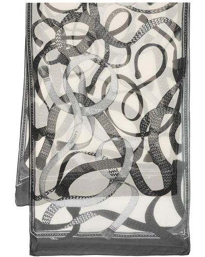 Gray Lanvin Scarves and mufflers for Women | Lyst