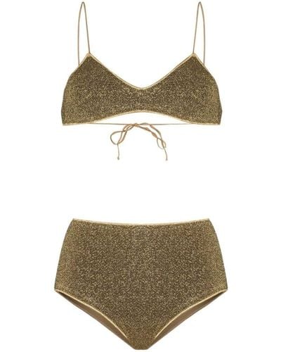 Gold Bikinis and bathing suits for Women | Lyst