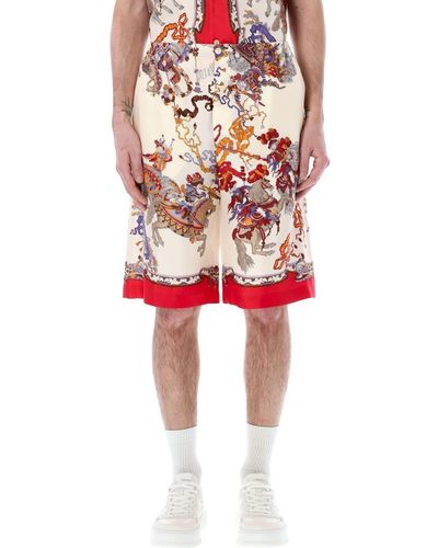 Red Gucci Shorts for Men | Lyst