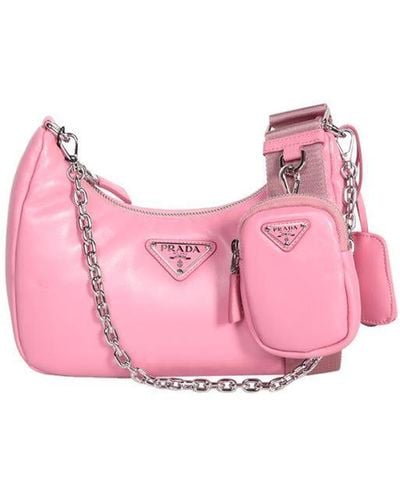 Pink Prada Crossbody bags and purses for Women | Lyst