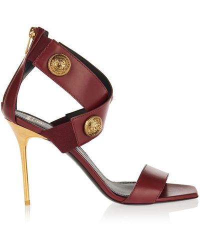 Brown Balmain Heels for Women | Lyst