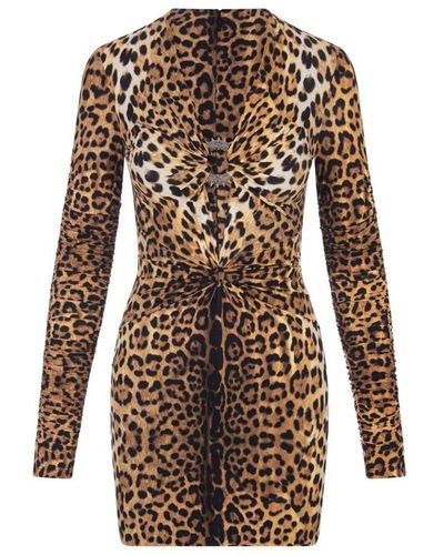 Brown Cut Out Dresses for Women - Up to 80% off | Lyst