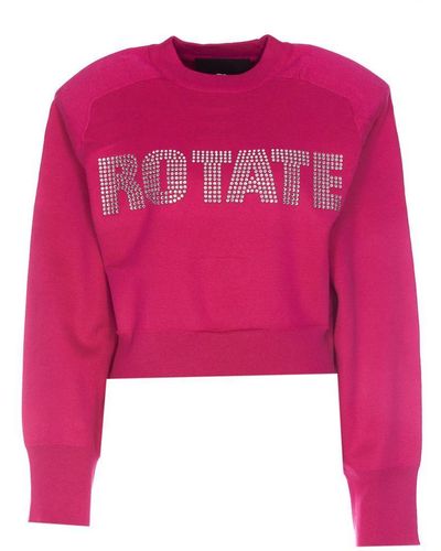 Pink ROTATE BIRGER CHRISTENSEN Sweaters and knitwear for Women | Lyst