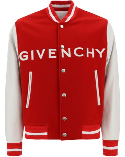 Red Givenchy Jackets for Men | Lyst
