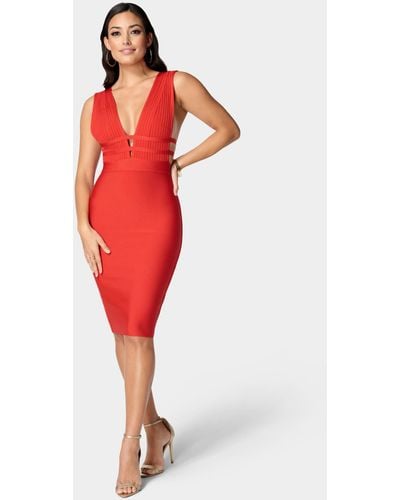 Red Bandage Dresses for Women - Up to 76% off | Lyst