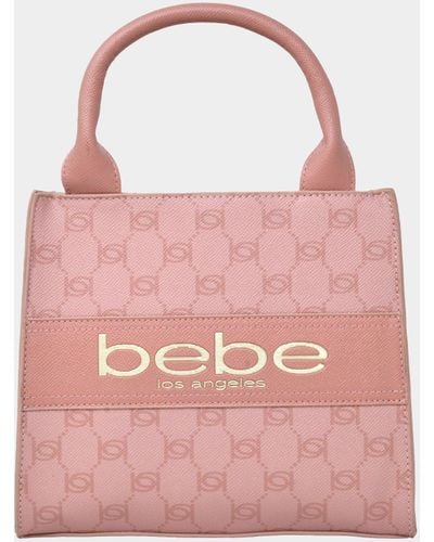 Pink Bebe Satchel bags and purses for Women | Lyst