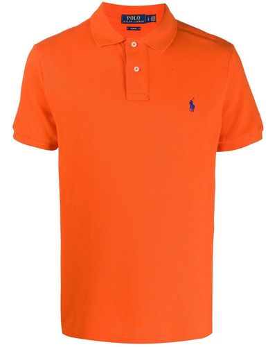 Orange Polo Ralph Lauren T-shirts for Men | Lyst
