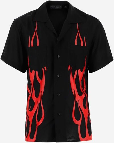 Black and Red Shirts for Men | Lyst