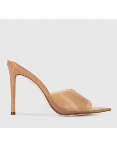 Natural Black Suede Studio Heels for Women | Lyst
