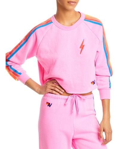 Pink Aviator Nation Activewear, gym and workout clothes for Women | Lyst