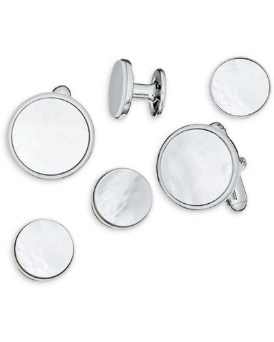 White Link Up Cufflinks for Men | Lyst