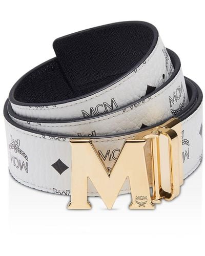 White MCM Belts for Men | Lyst
