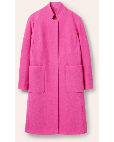 Pink Boden Coats for Women | Lyst