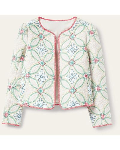 White Boden Jackets for Women | Lyst