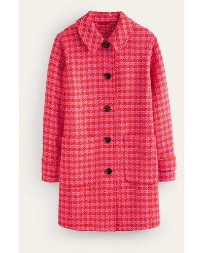 Pink Boden Coats for Women | Lyst
