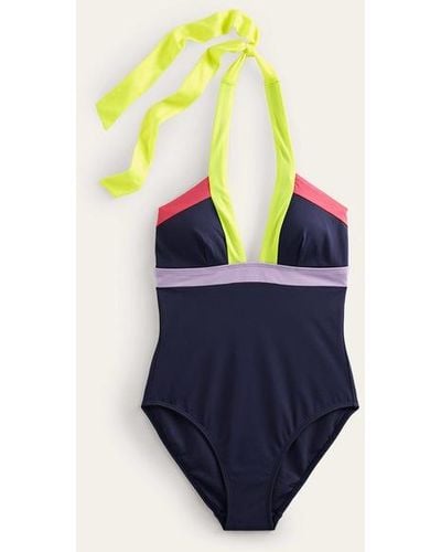 Blue and Yellow Beachwear and swimwear outfits for Women | Lyst