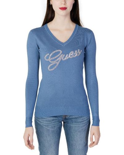Blue Guess Sweaters and knitwear for Women | Lyst