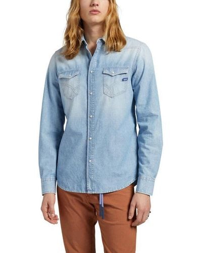 Blue Gas Shirts for Men | Lyst