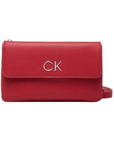 Red Calvin Klein Shoulder bags for Women | Lyst