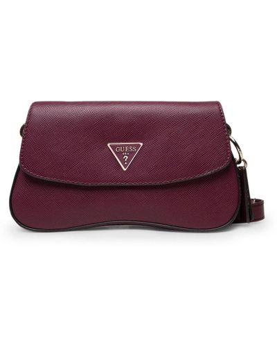 Purple Guess Shoulder bags for Women | Lyst