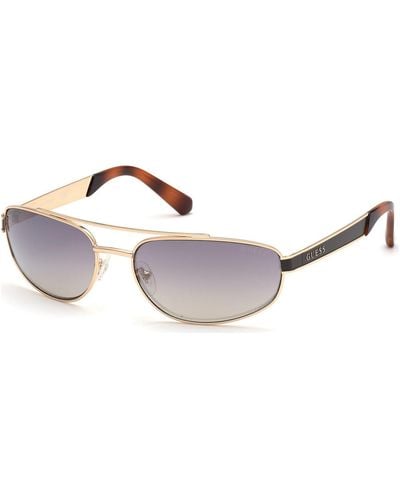 Metallic Guess Sunglasses for Men | Lyst