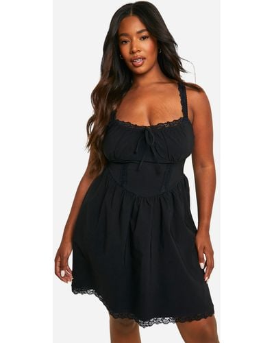 Black Milkmaid Dresses for Women - Up to 80% off | Lyst