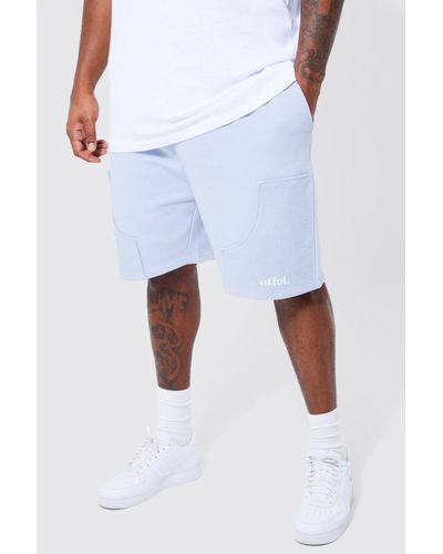 White BoohooMAN Shorts for Men | Lyst