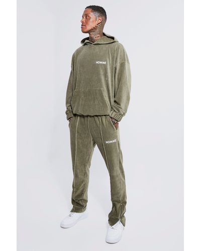 Green and White Tracksuits and sweat suits for Men | Lyst