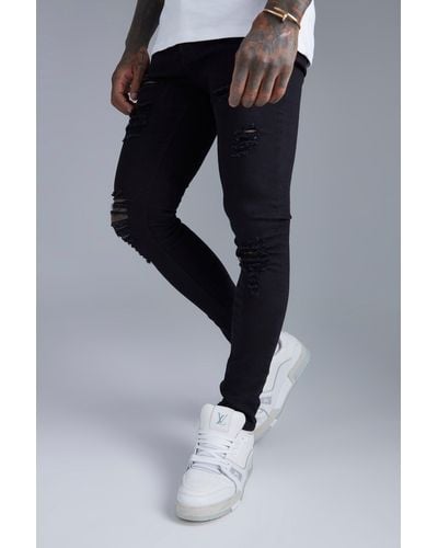 Ripped Super Skinny Jeans for Men - Up to 80% off | Lyst