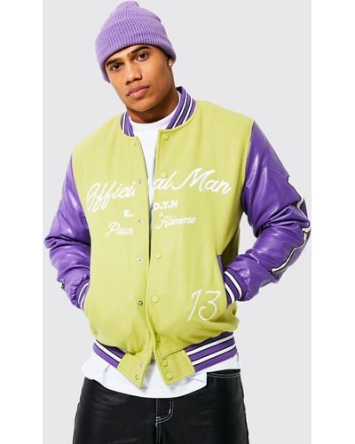 Green BoohooMAN Jackets for Men | Lyst
