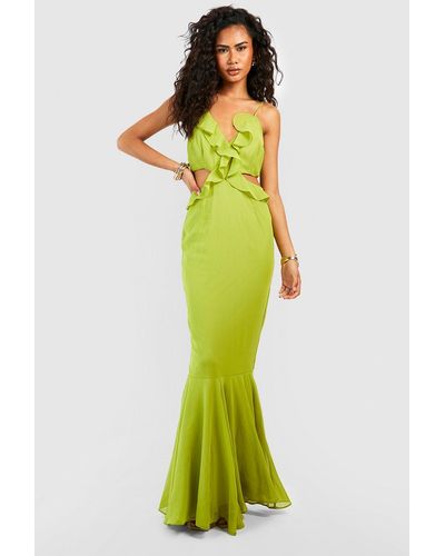 Yellow Cut Out Dresses for Women - Up to 75% off | Lyst