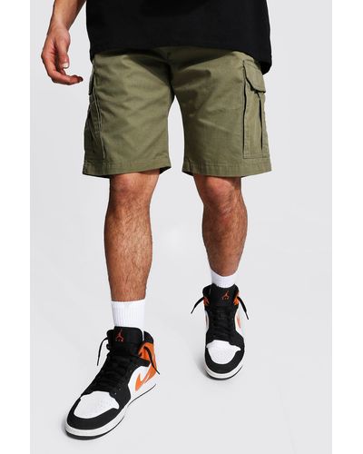 Green BoohooMAN Shorts for Men | Lyst