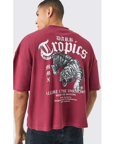 Dark Red T-shirts for Women | Lyst