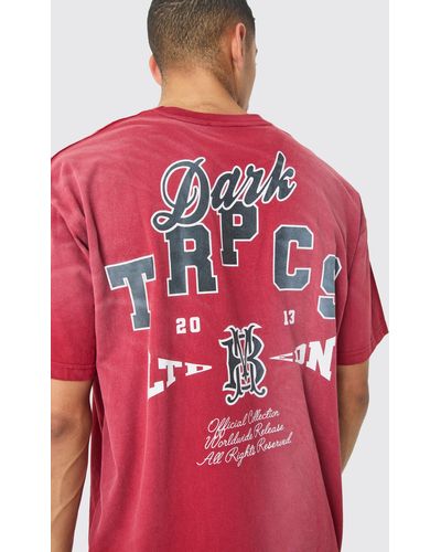 Dark Red T-shirts for Women | Lyst