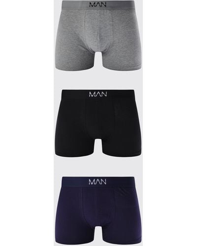 Gray BoohooMAN Underwear for Men | Lyst