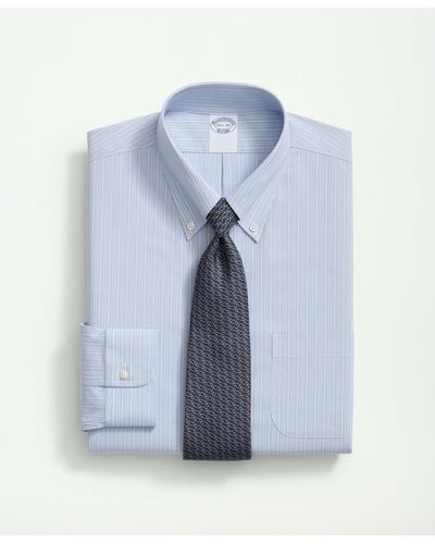Blue Striped Dress Shirts for Men - Up to 80% off | Lyst
