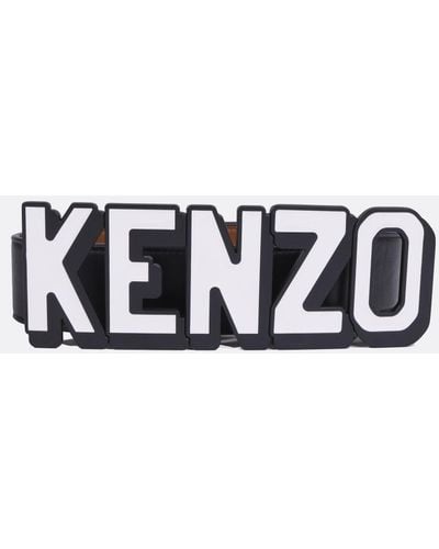 Black KENZO Belts for Men | Lyst
