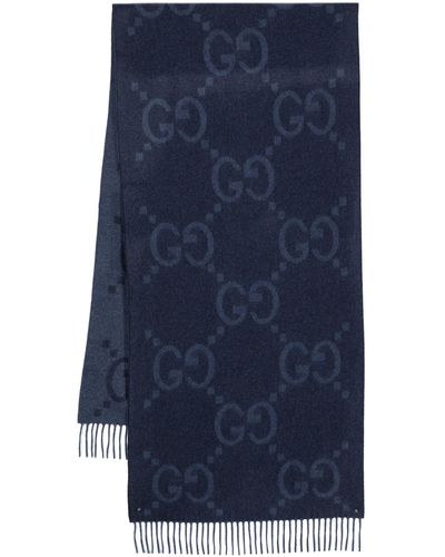 Blue Gucci Scarves and mufflers for Women | Lyst