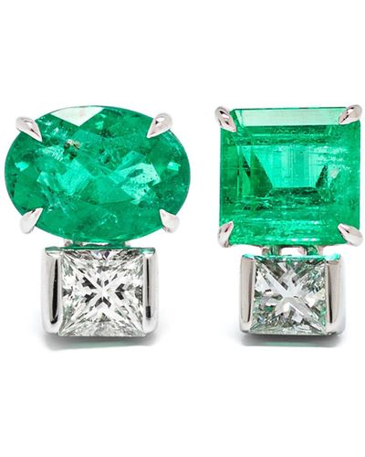 Emerald Green Earrings and ear cuffs for Women | Lyst