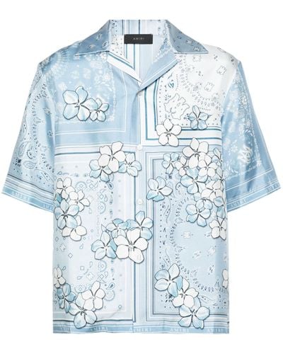 Blue Amiri Shirts for Men | Lyst