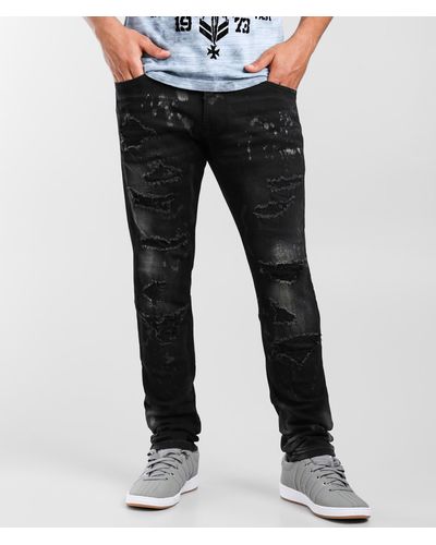 Black Smoke Rise Jeans for Men | Lyst