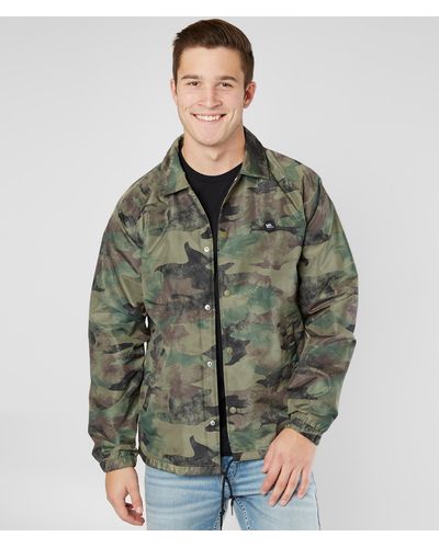 Green RVCA Jackets for Men | Lyst