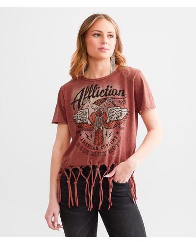 Red Affliction Tops for Women | Lyst