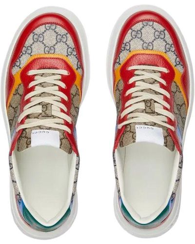 Red Gucci Sneakers for Men | Lyst