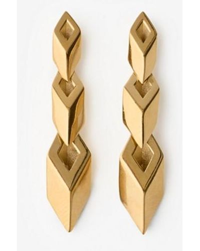 Metallic Burberry Earrings and ear cuffs for Women | Lyst