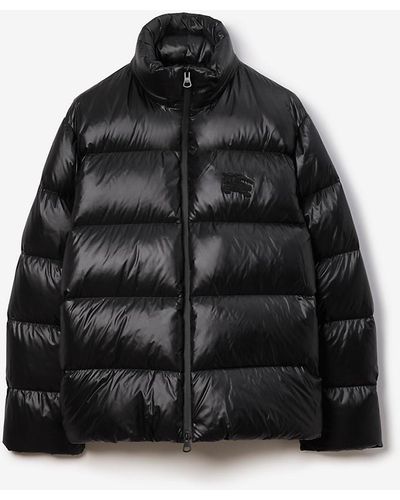 Black Burberry Jackets for Men | Lyst